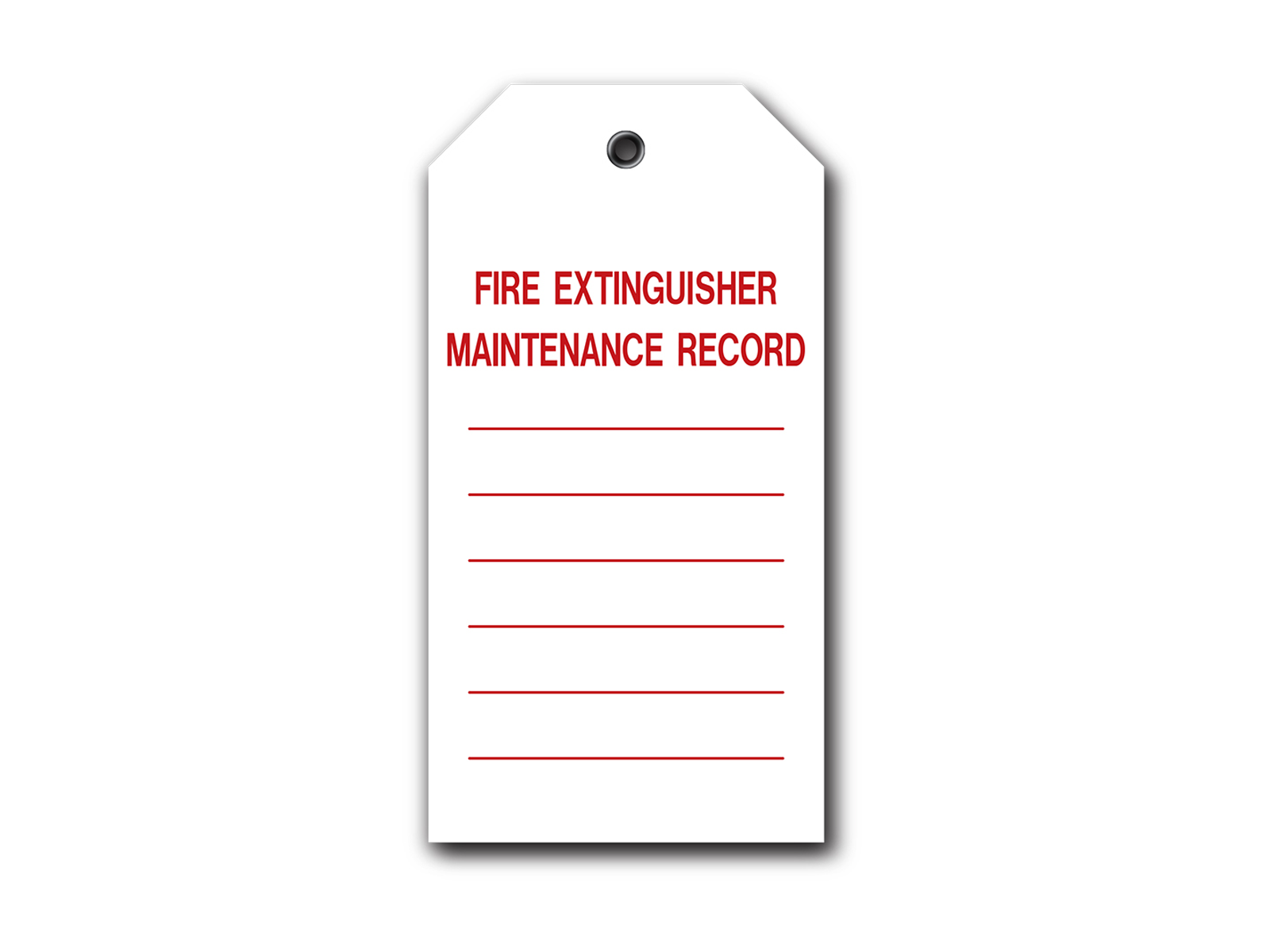 Fire Protection Tags & Labels | Marking Services, Inc.