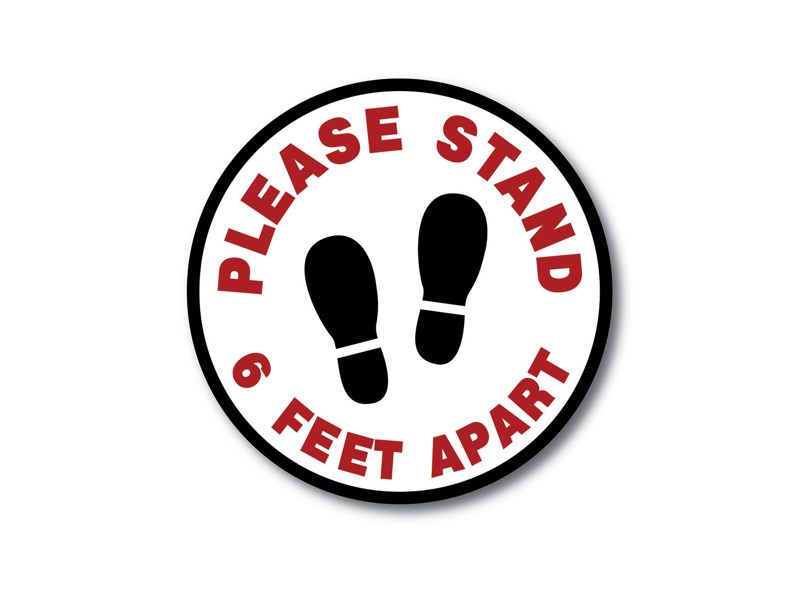 MS-900 Self-Adhesive Infection Prevention Signage | Marking Services ...