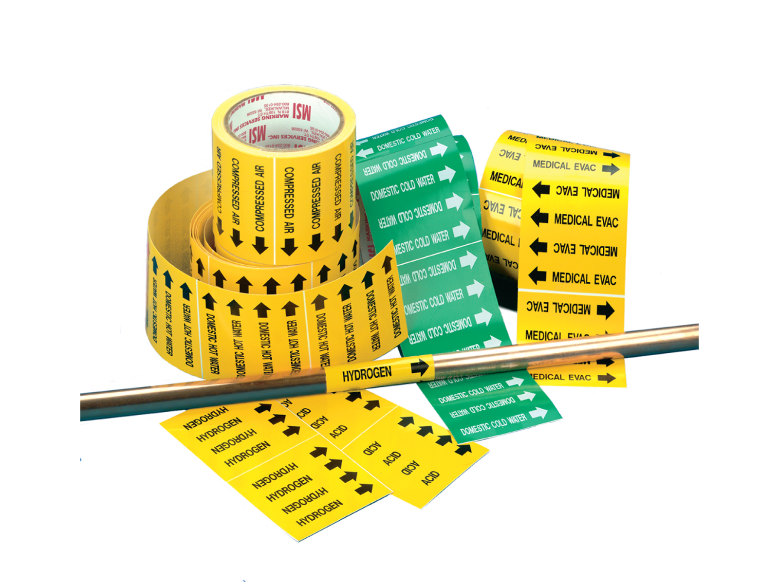 Pipe Markers | Marking Services, Inc.