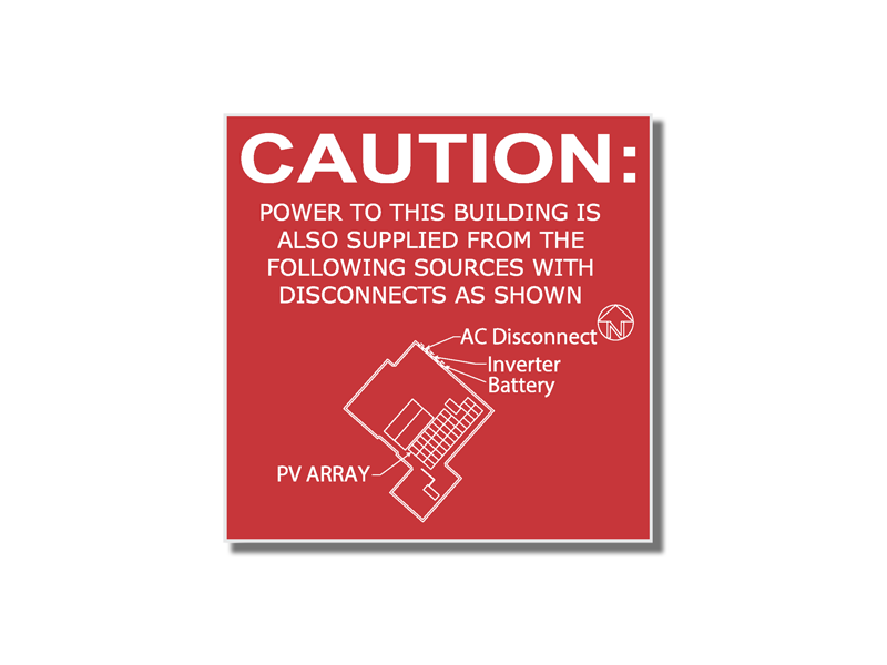 MS-215 Solar Placards | Marking Services Incorporated