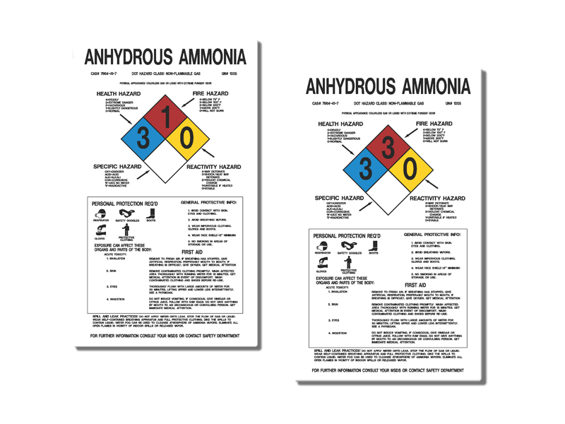 Ammonia & CO2 Labeling | Marking Services, Inc.